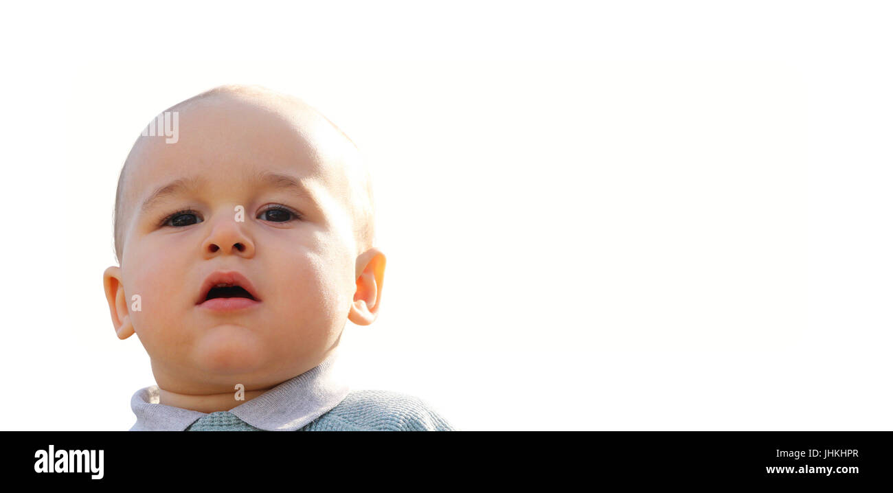 Portrait of proud little boy Stock Photo - Alamy
