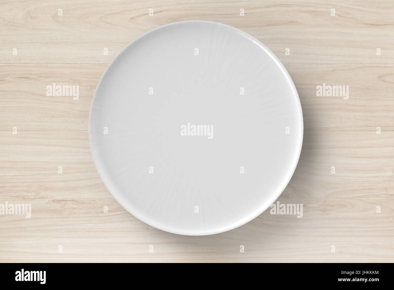 3d rendering white dish top view Stock Photo - Alamy