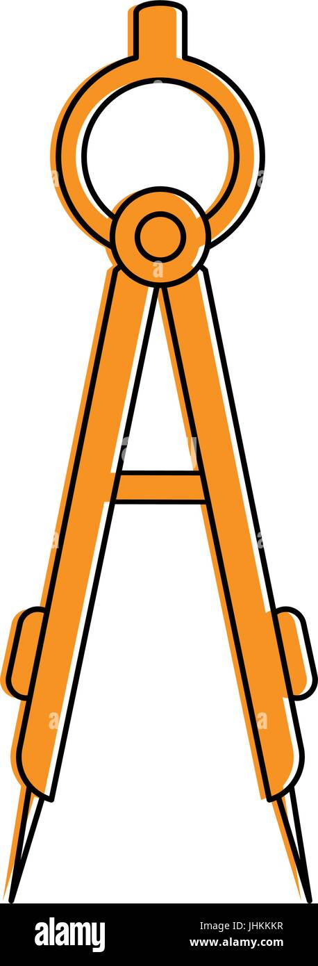 Measuring Compass Stationery Supply Icon Image Stock Vector Image And Art Alamy