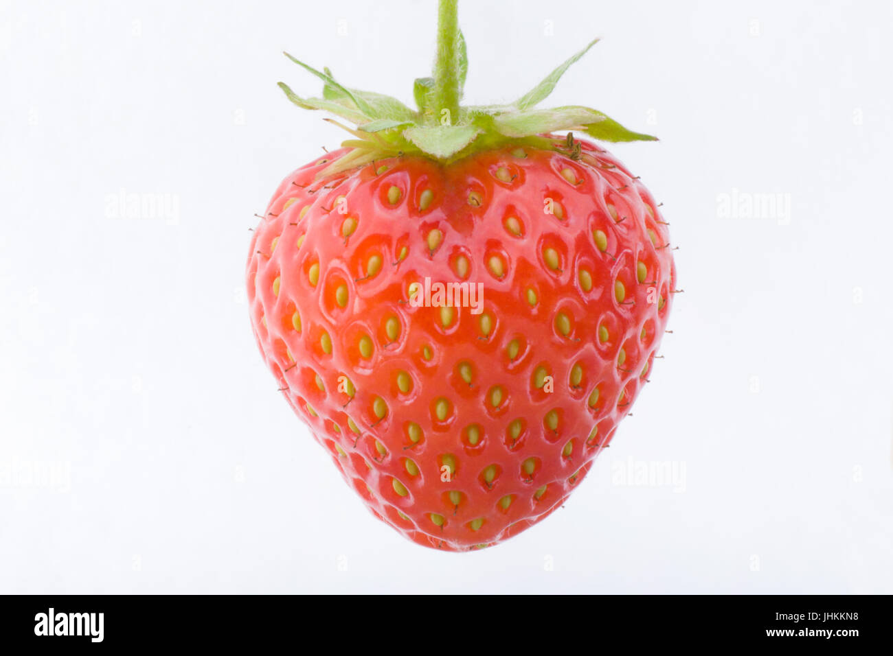 Fresh strawberry isolated on white background. Studio shoot Stock Photo ...