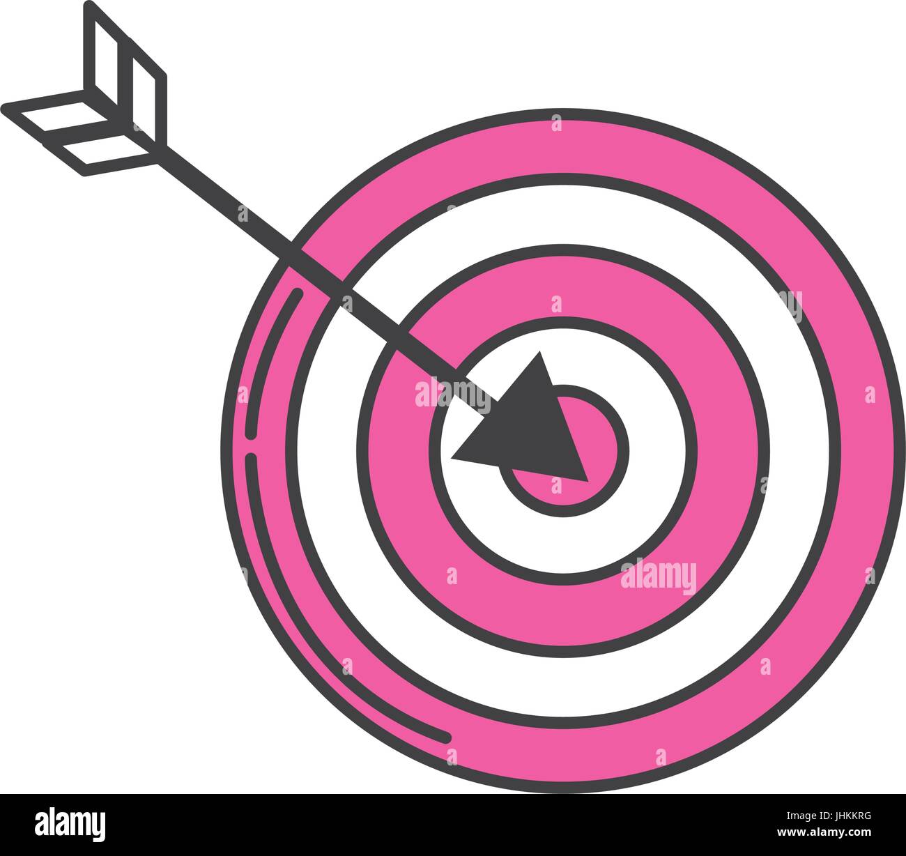 arrow with target board to play Stock Vector Image & Art - Alamy