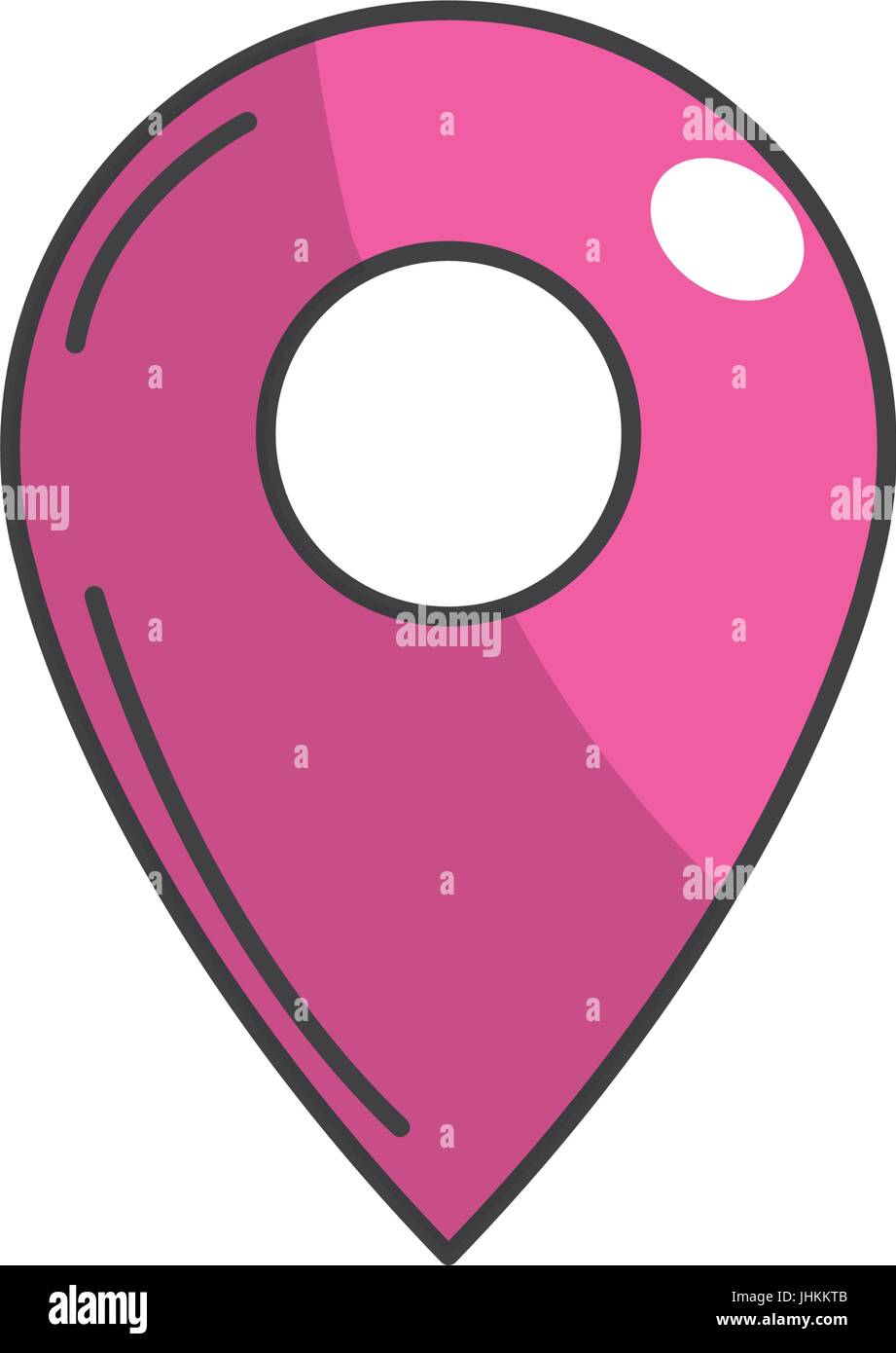 symbol ubication to explore map location Stock Vector Image & Art - Alamy