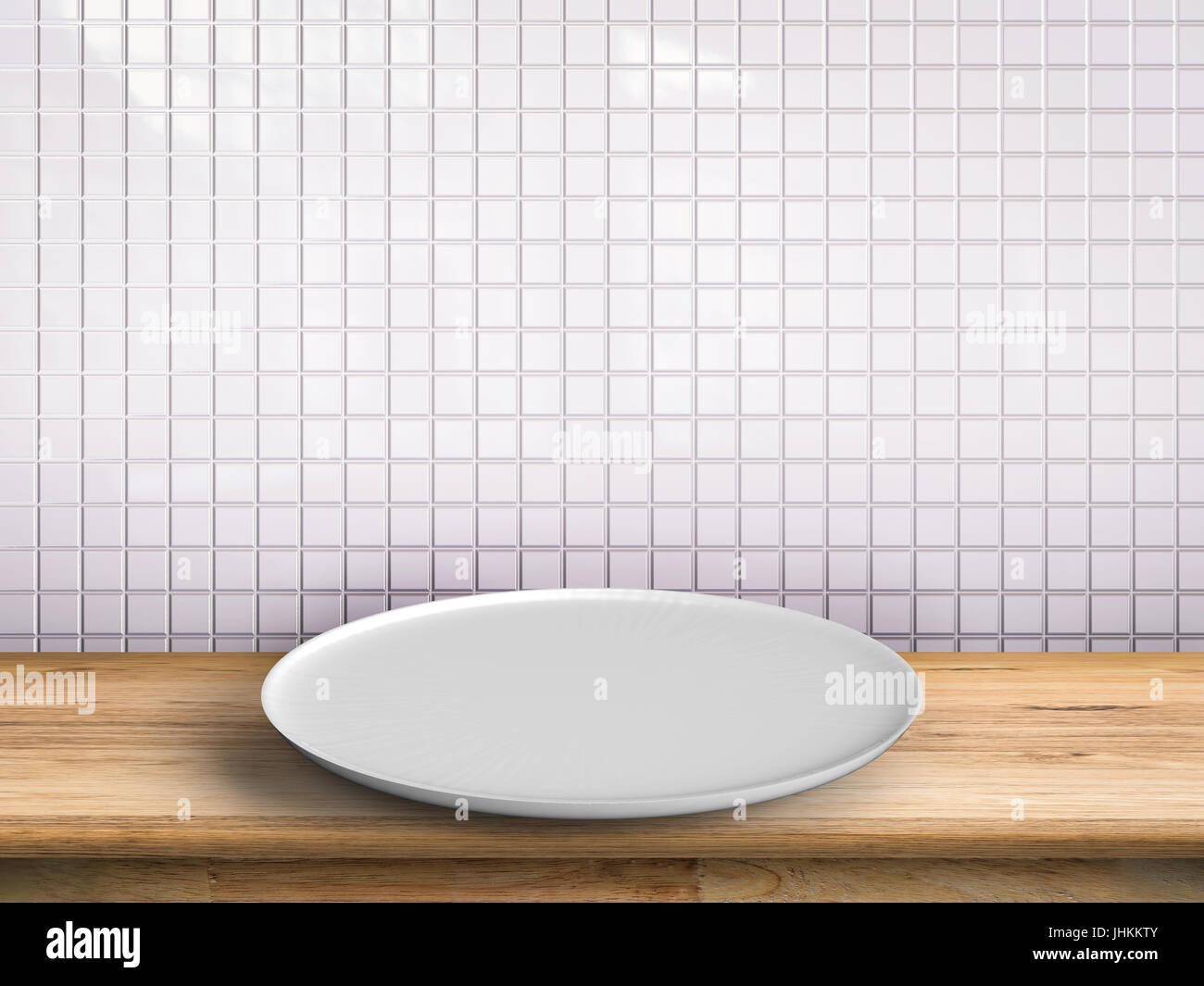 3d rendering empty dish Stock Photo - Alamy