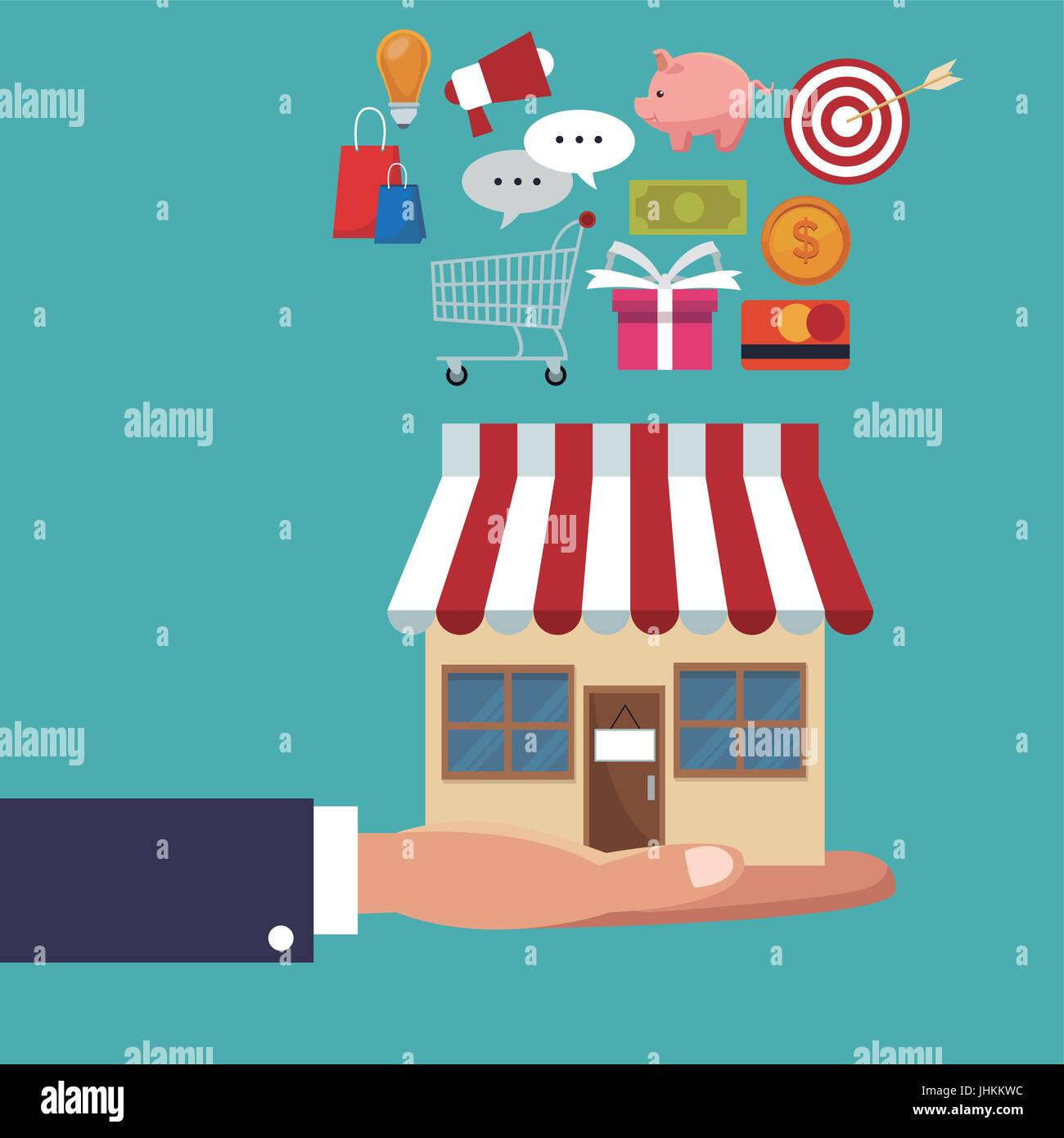 Store items Stock Vector Images - Alamy