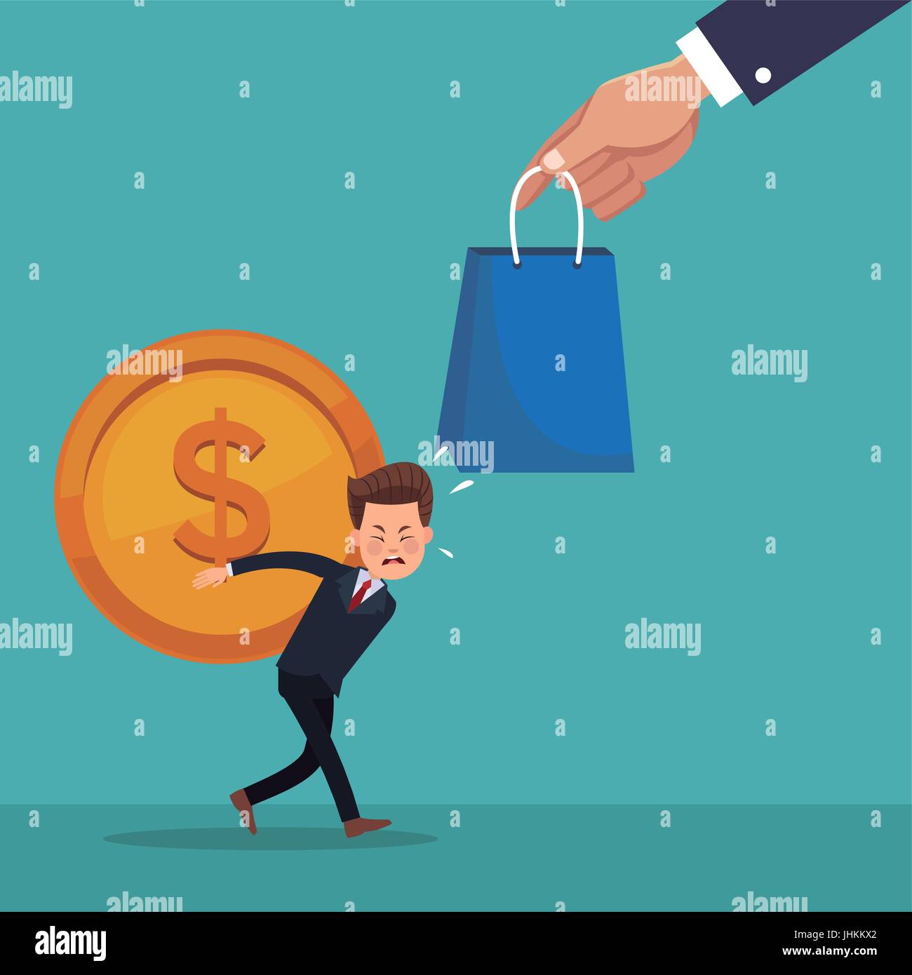 Loading money Stock Vector Images - Alamy
