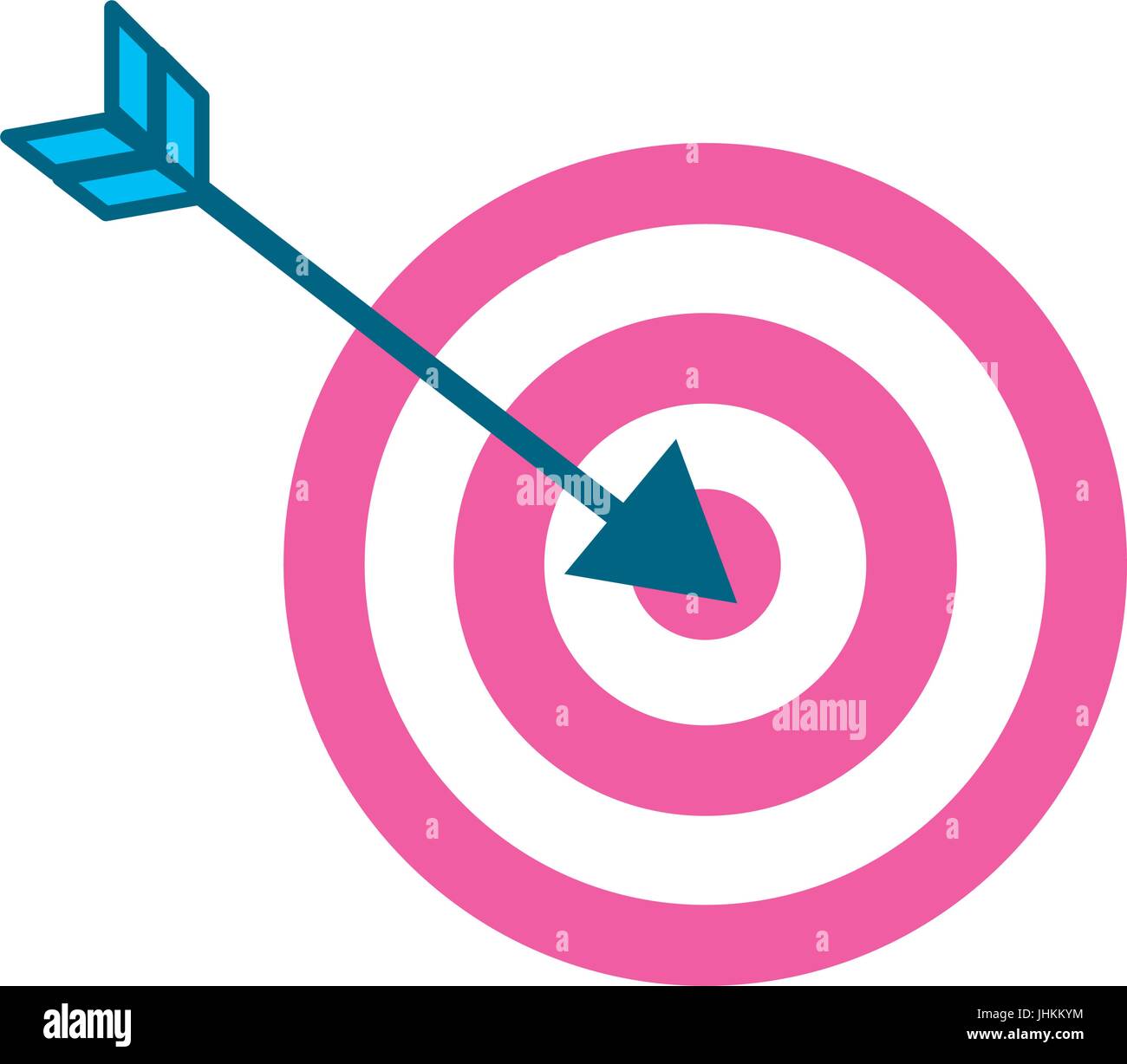 arrow with target board to play Stock Vector Image & Art - Alamy