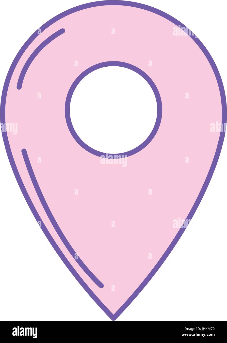 symbol ubication to explore map location Stock Vector Image & Art - Alamy