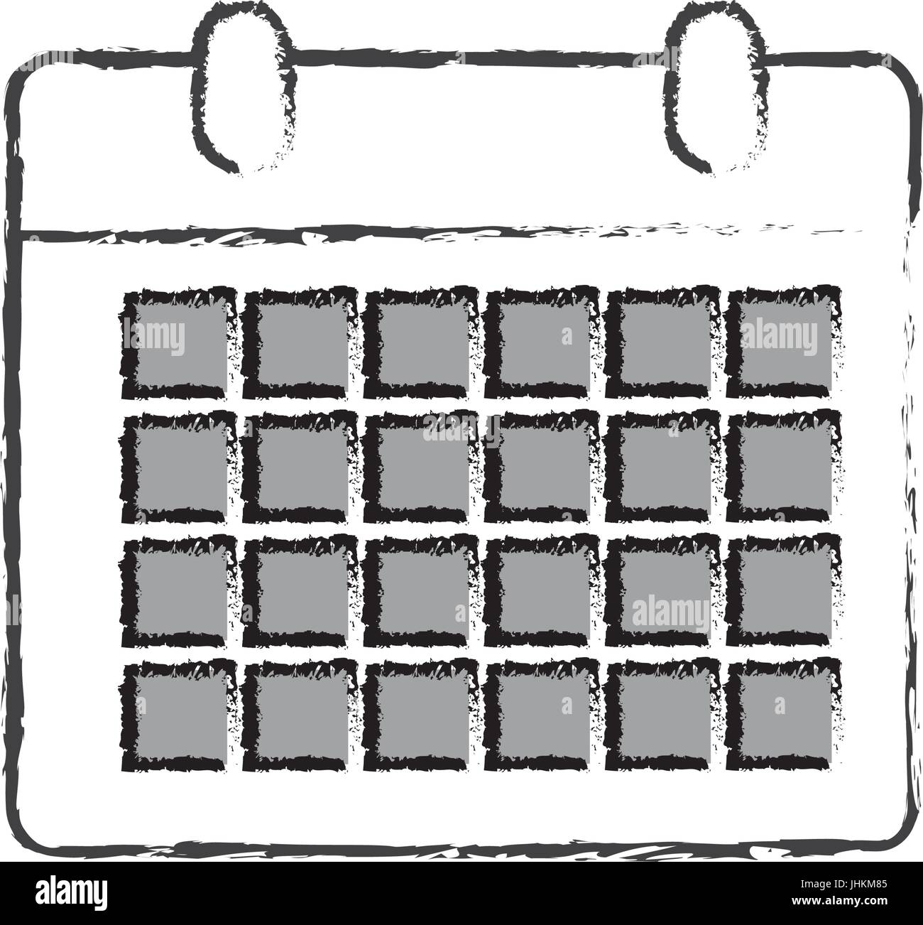 line calendar to organizar important events Stock Vector Image & Art ...