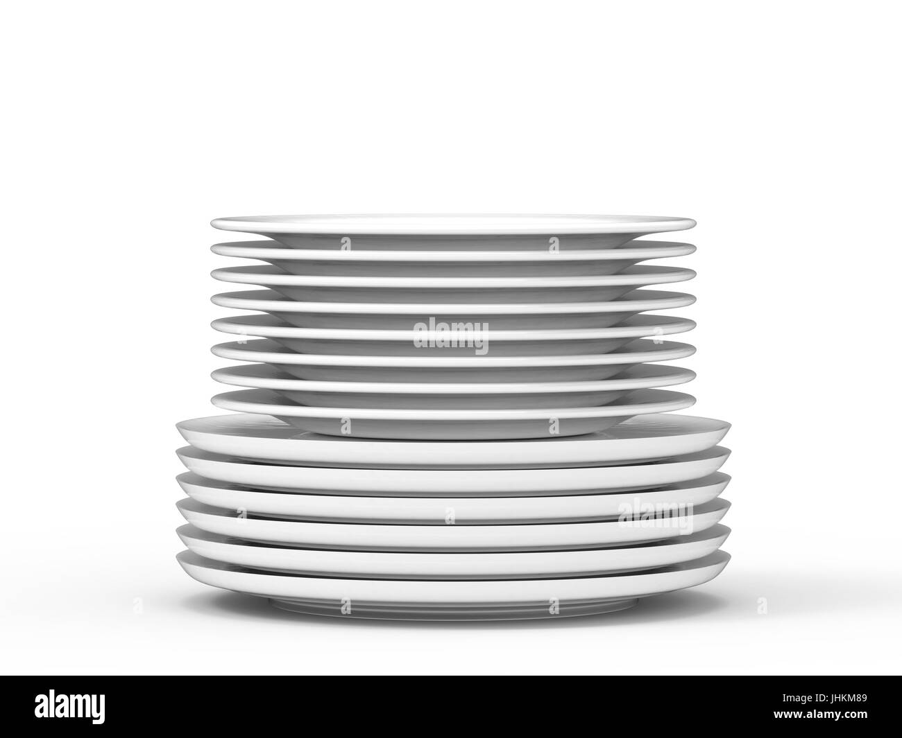 Dishes stack restaurant Cut Out Stock Images & Pictures - Alamy