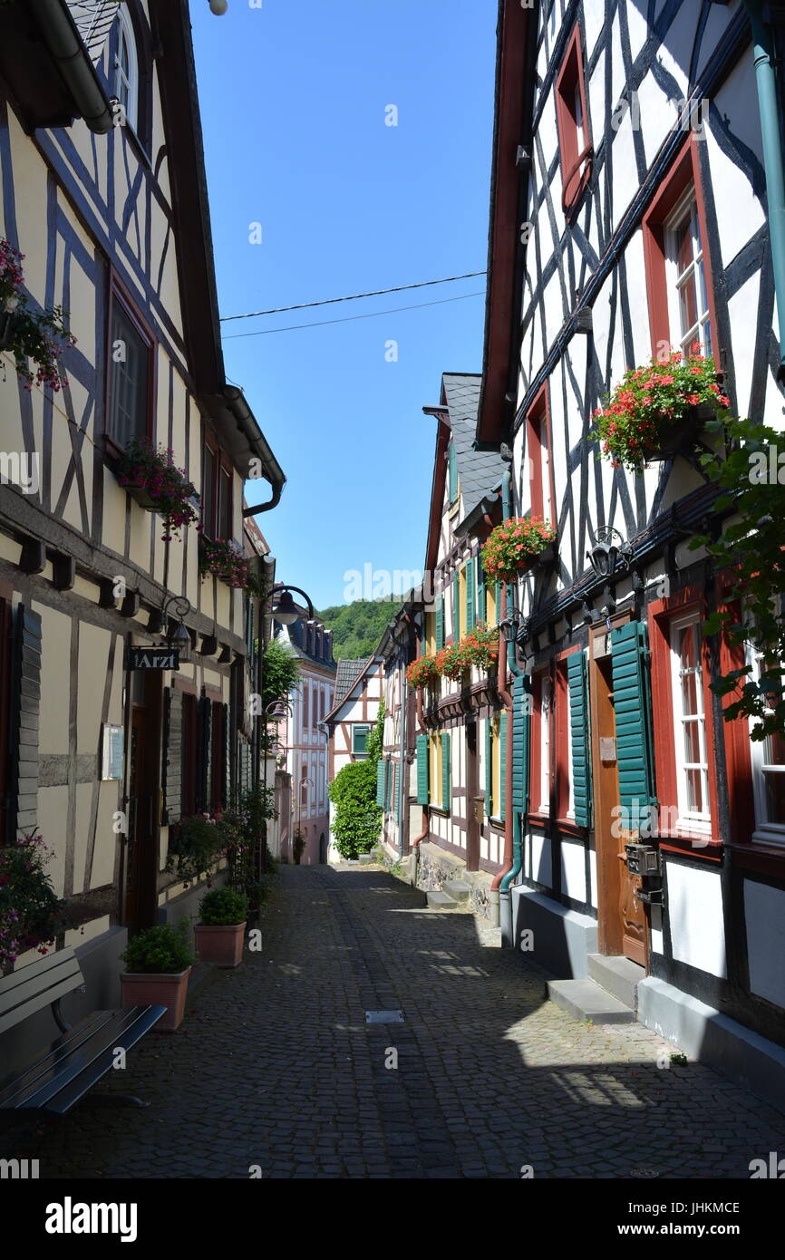 Landscapes, River Rhine Country Stock Photo - Alamy
