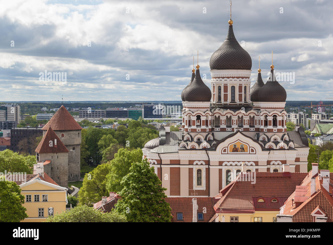Aerial view of estonia hi-res stock photography and images - Alamy