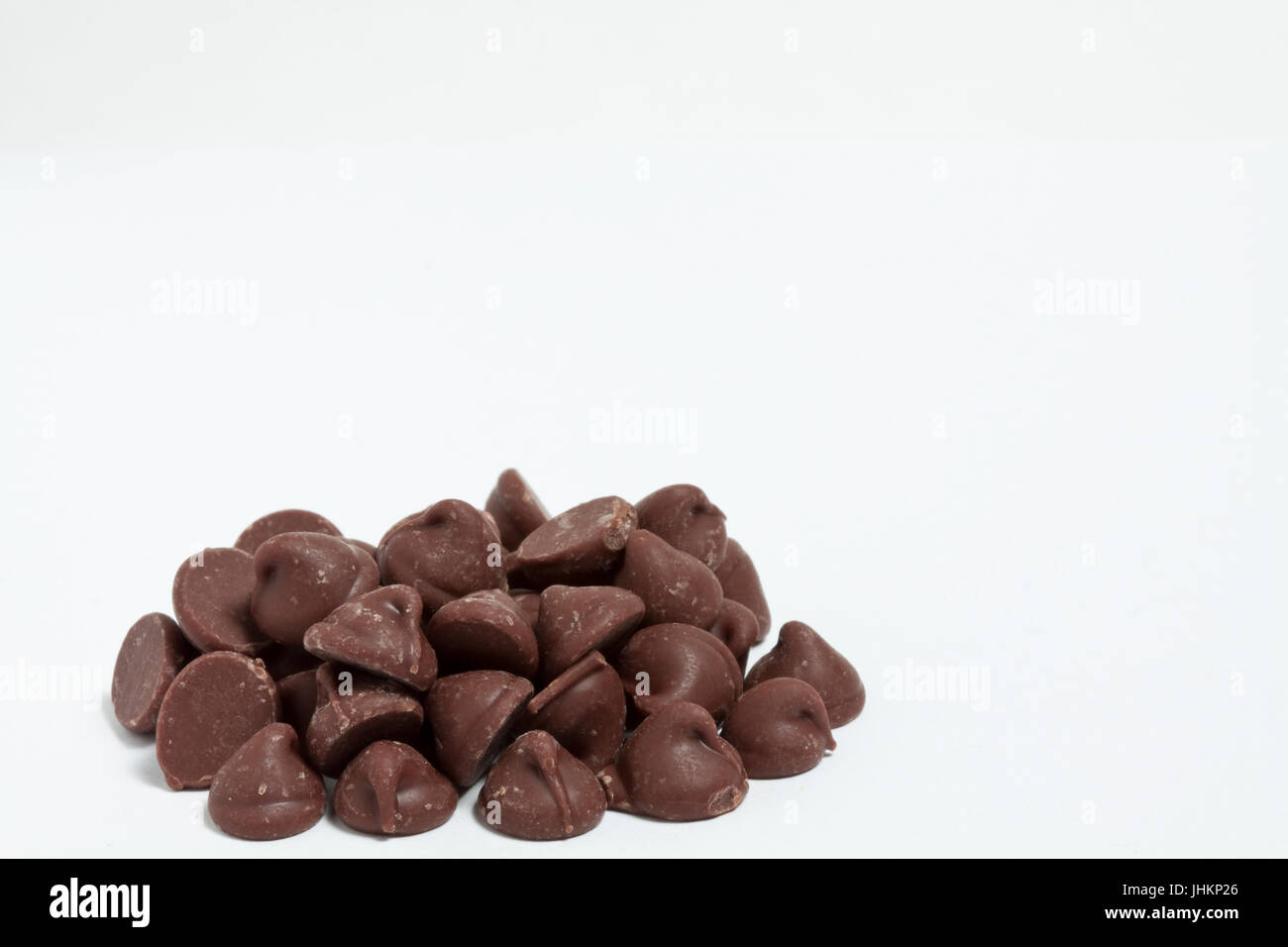 Chocolate Chip Pile Stock Photo - Alamy