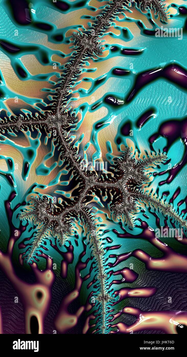 Abstract textured swirl pattern. Bold, colorful 3D illustration Stock ...