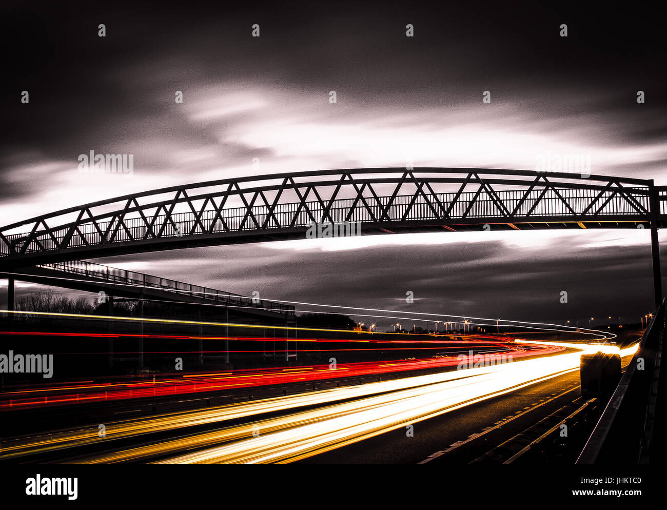 Lorry motorway movement hi-res stock photography and images - Alamy