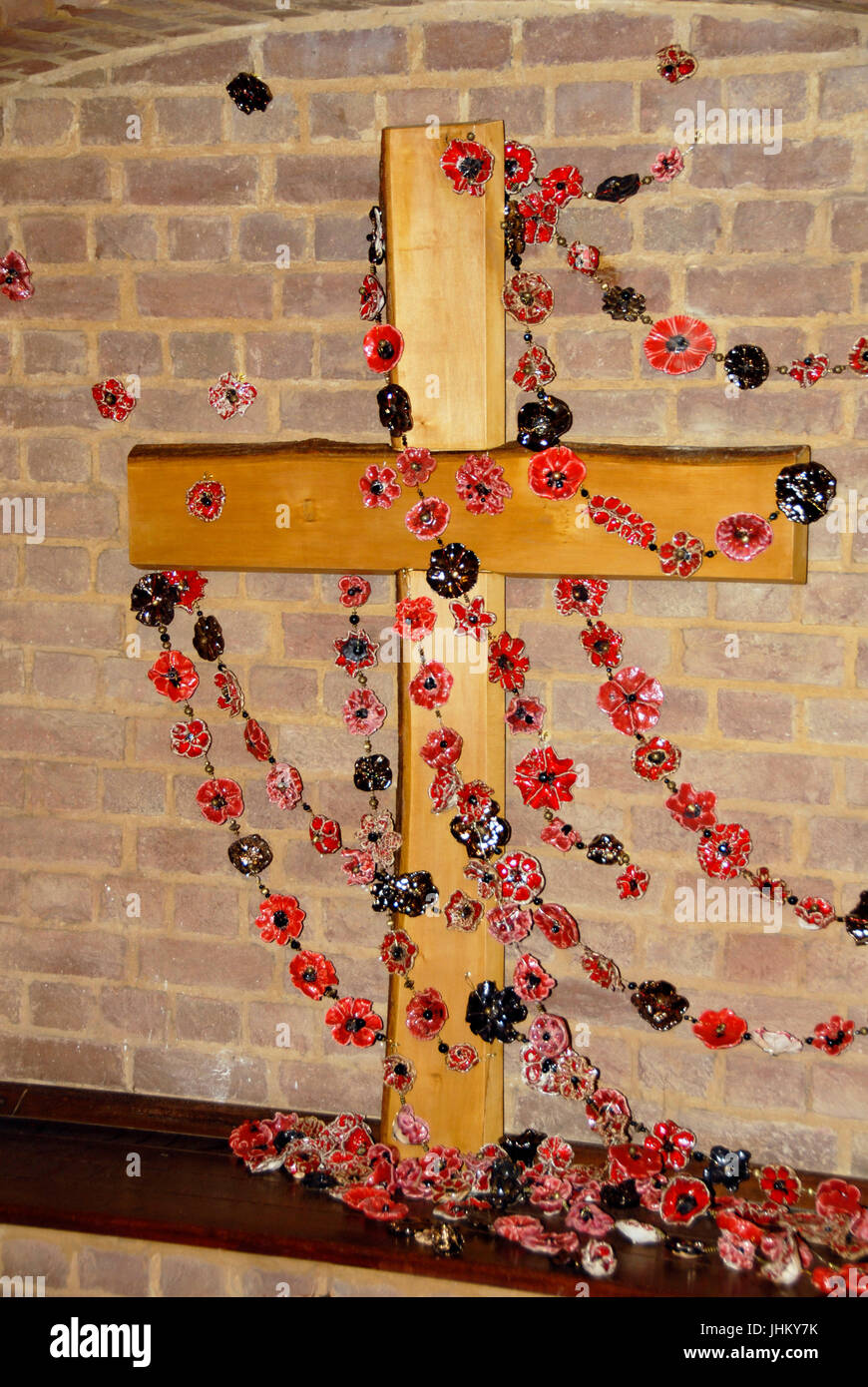 Poppies and cross hi-res stock photography and images - Alamy