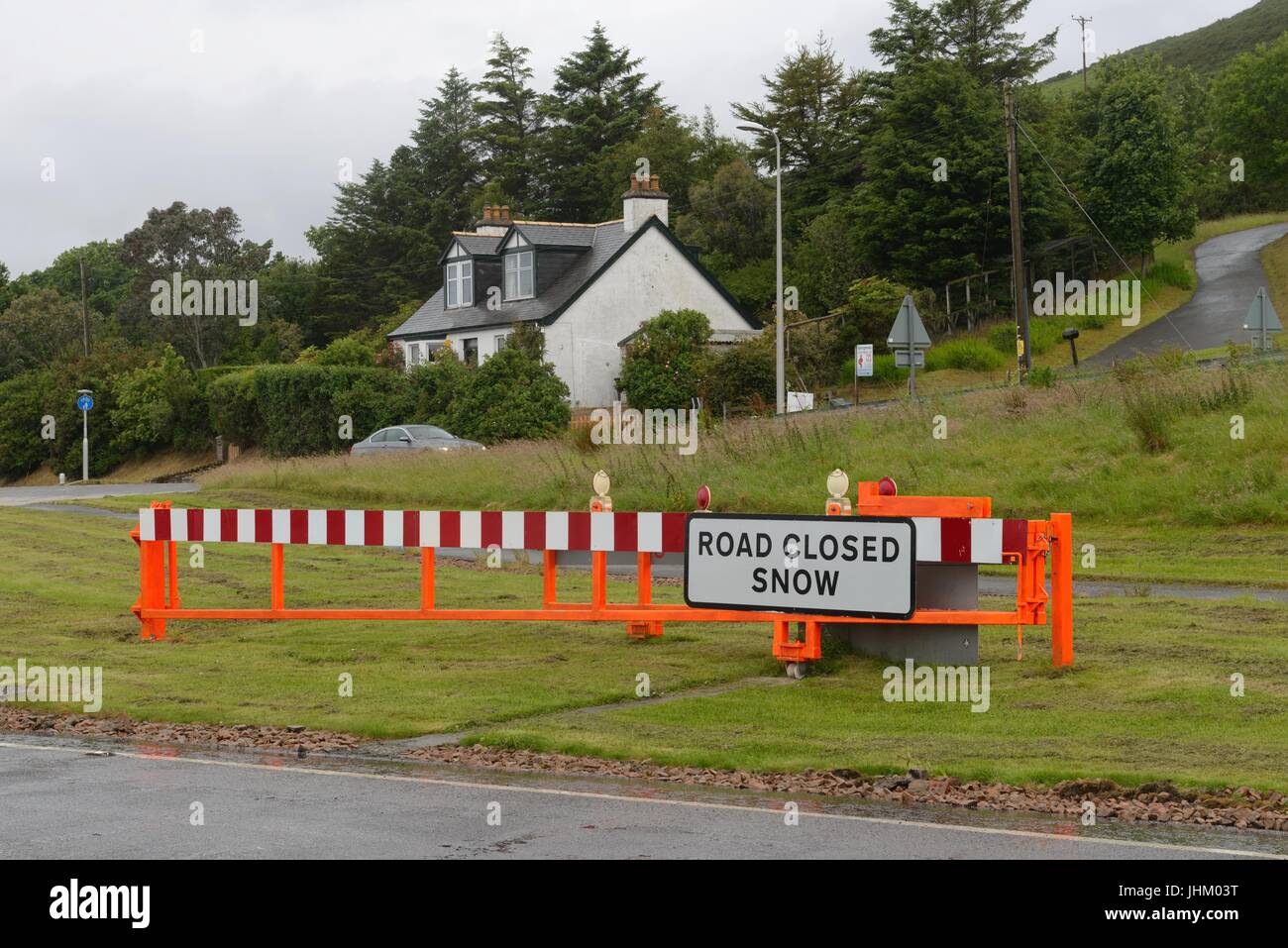 Snowgate on the A9 East Helmsdale road at Navidale, Sutherland ...