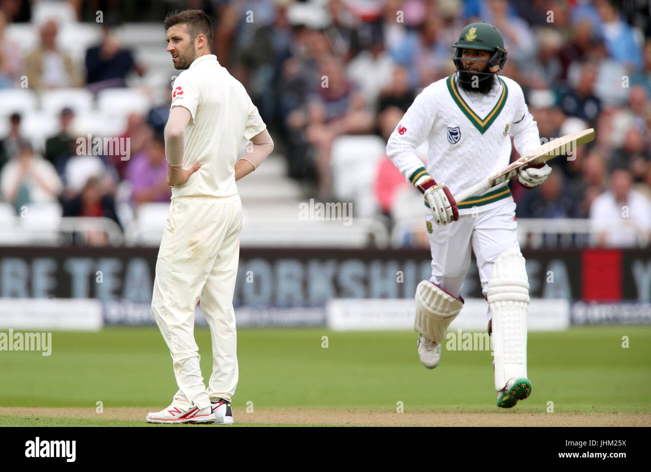South africas hashim amla scores runs hi-res stock photography and ...
