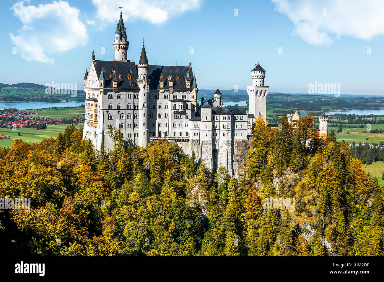 Neuschwanstein castle autumn hi-res stock photography and images - Alamy