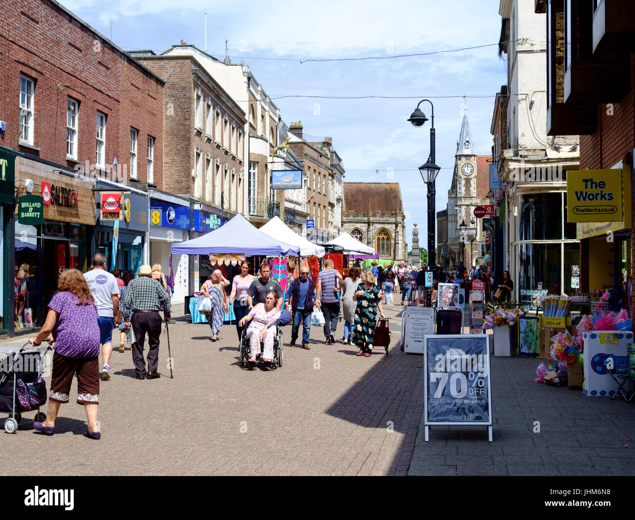 Around Dorchester, the count Town of Dorset england UK Stock Photo - Alamy