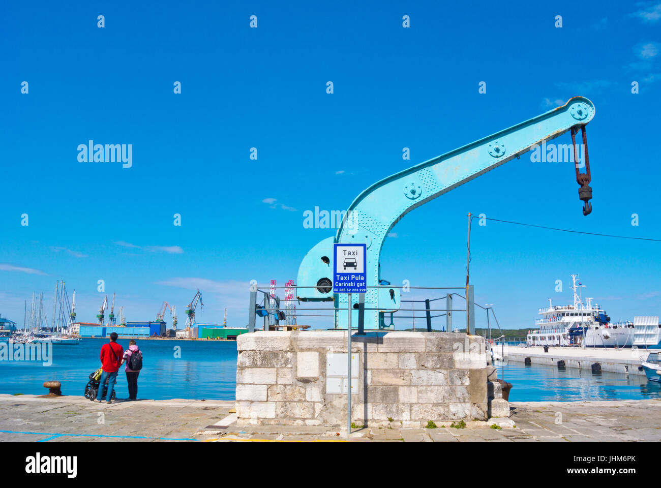 Harbour of pula hi-res stock photography and images - Alamy