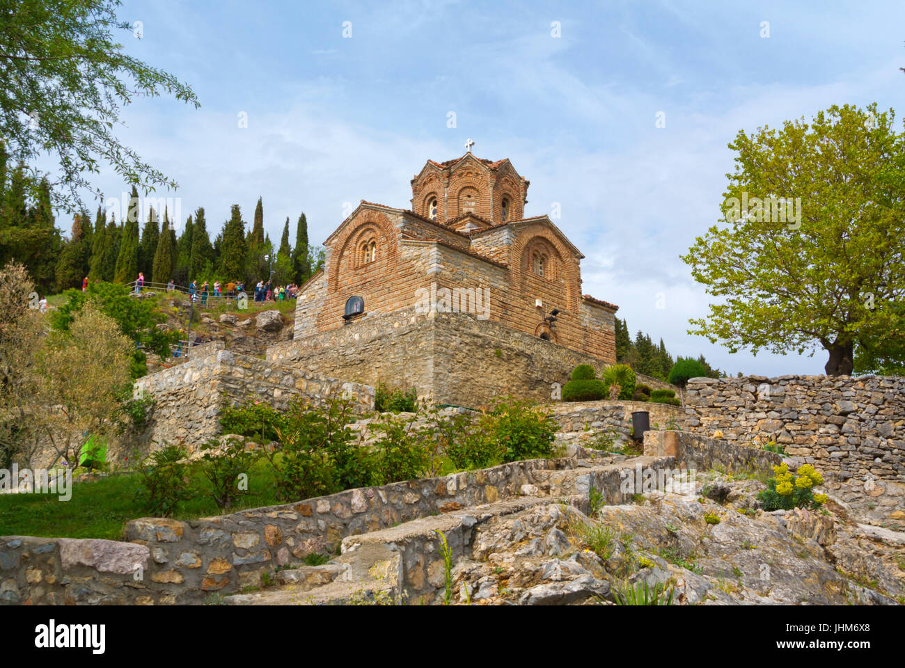 Sveti Jovan Kaneo, Saint John at Kaneo, Ohrid, Macedonia Stock Photo ...