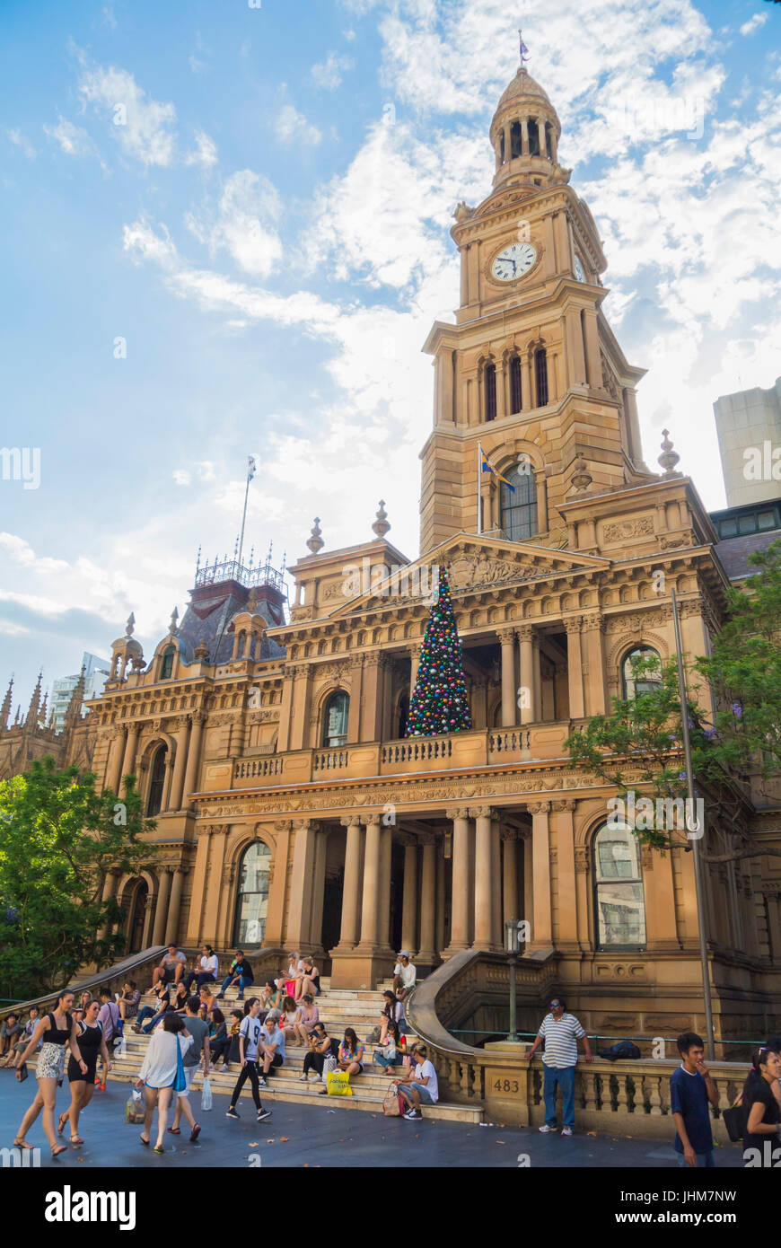 Sydney city town hall hi-res stock photography and images - Alamy