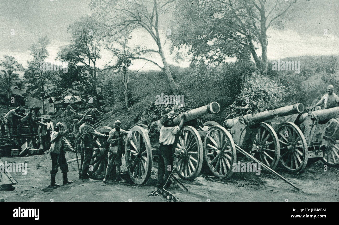 World war i heavy artillery hi-res stock photography and images - Alamy