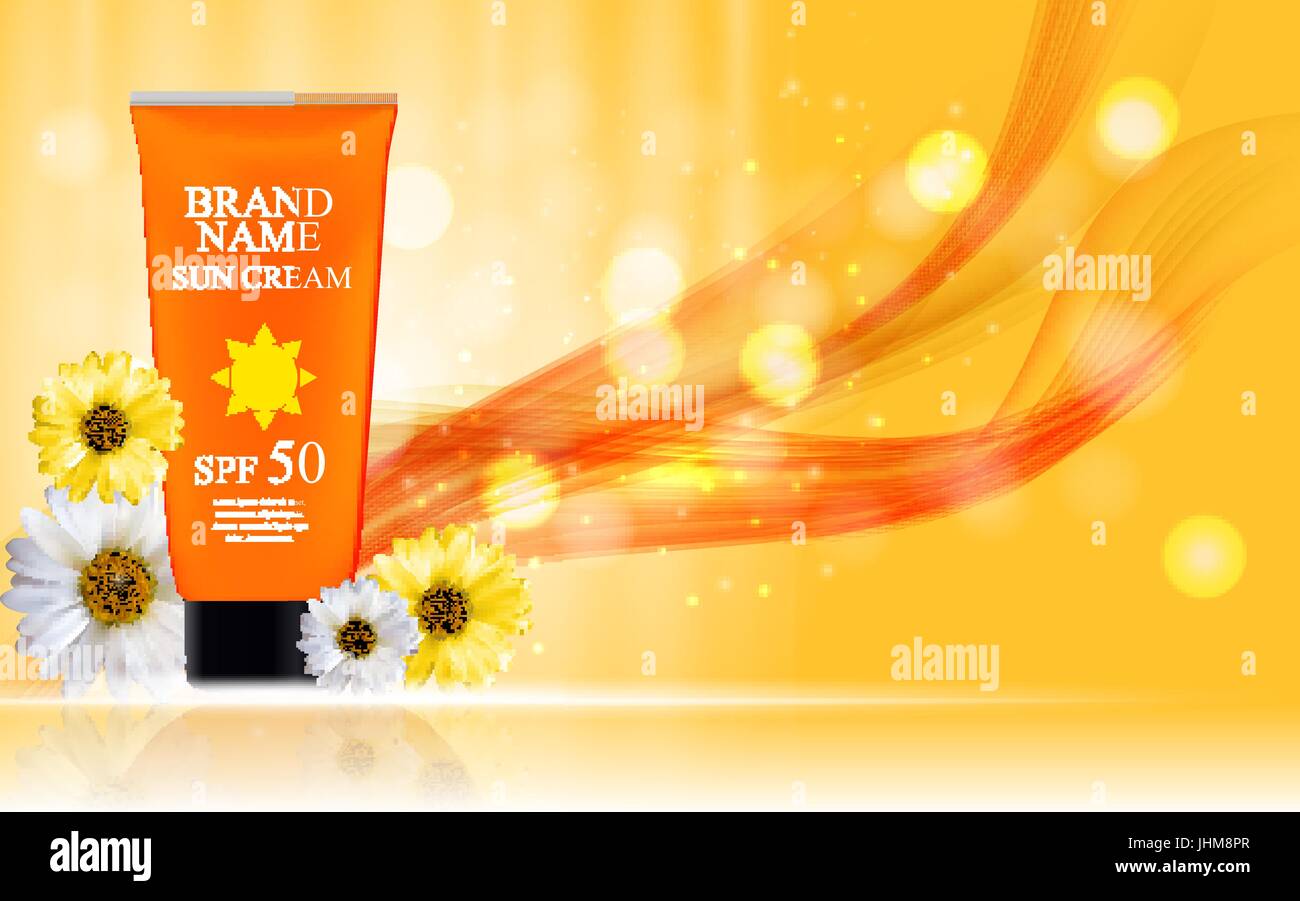 Cream sun protection Stock Vector Images - Alamy