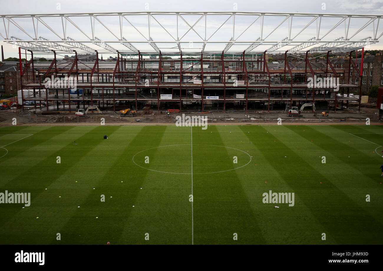 A general view tynecastle stadium hi-res stock photography and images ...