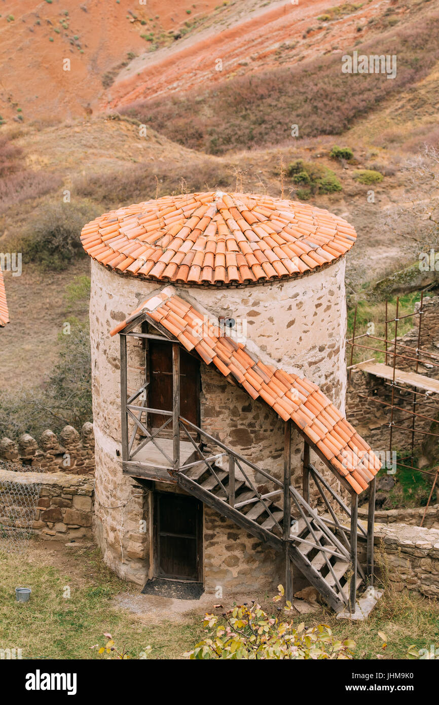 Sagarejo Municipality, Kakheti Region, Georgia. Old Tower In Ancient ...
