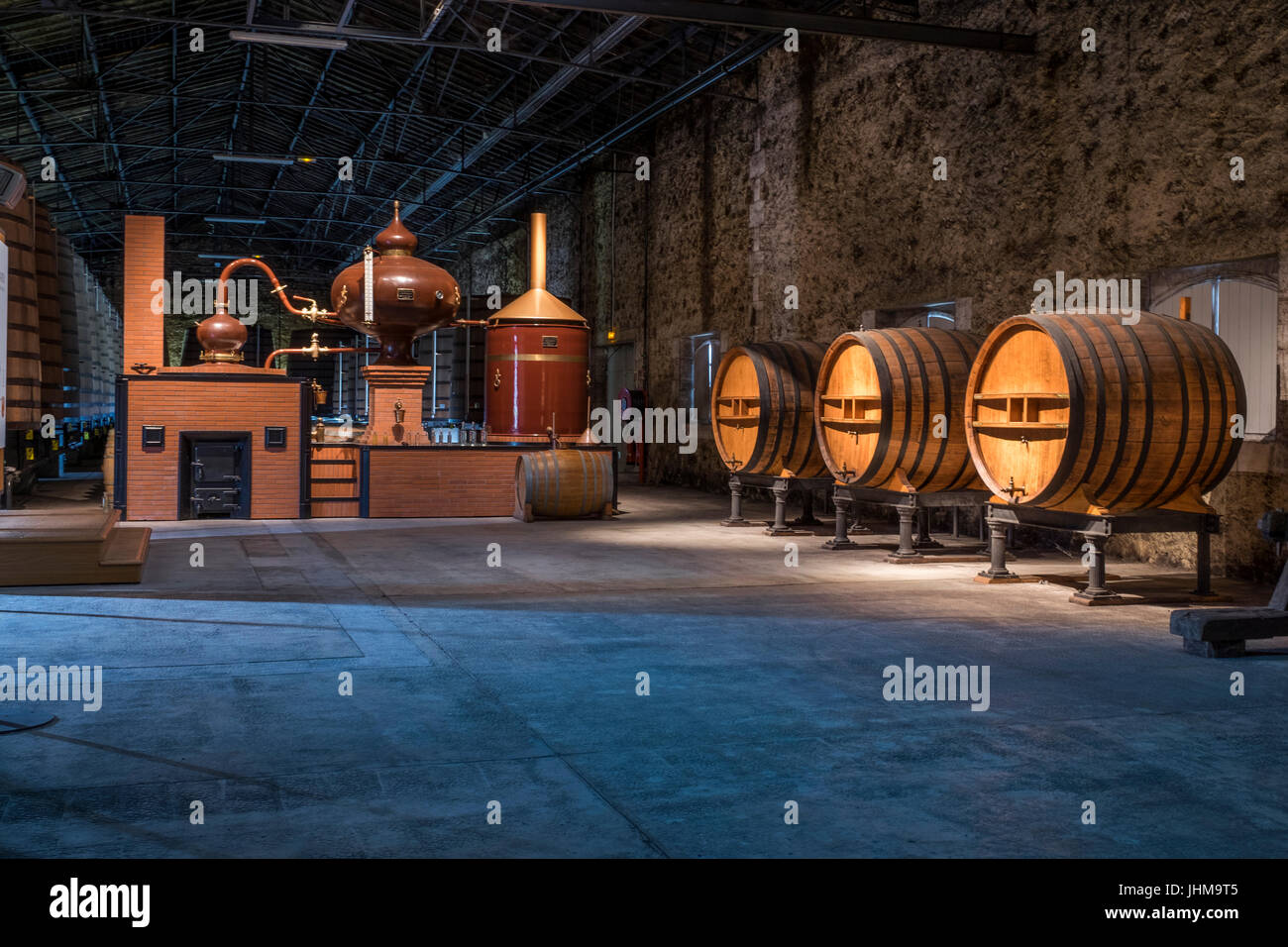 A traditional cognac distillery Stock Photo - Alamy