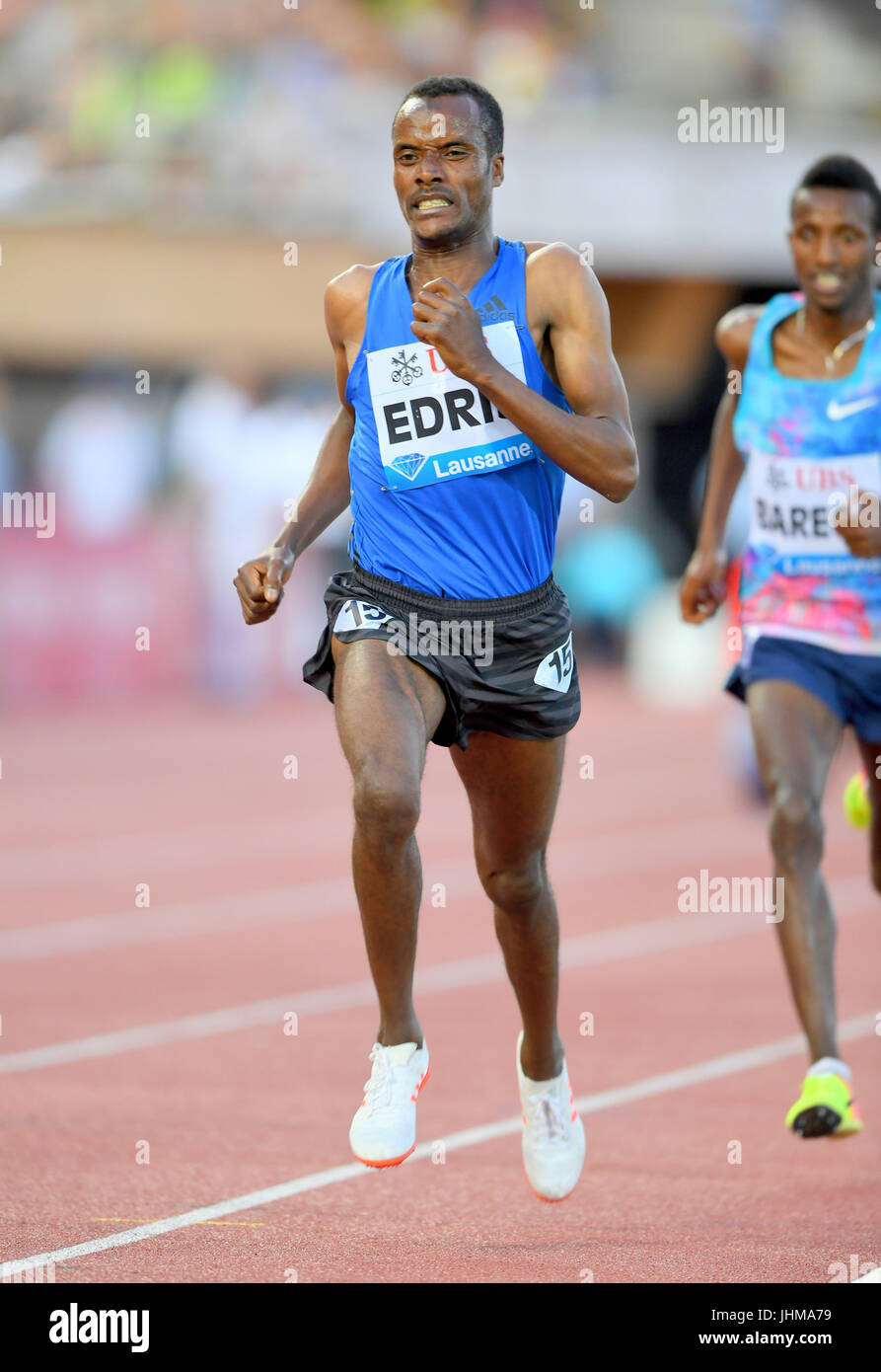 Muktar Edris (ETH) wins the 5,000m in 12:55.23 during the 2017 ...