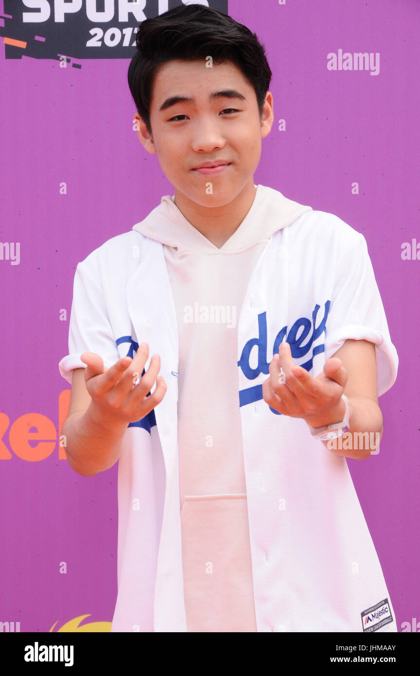 Los Angeles, California, USA. 13th July, 2017.- Lance Lim. Nickelodeon Kids' Choice Sports ...