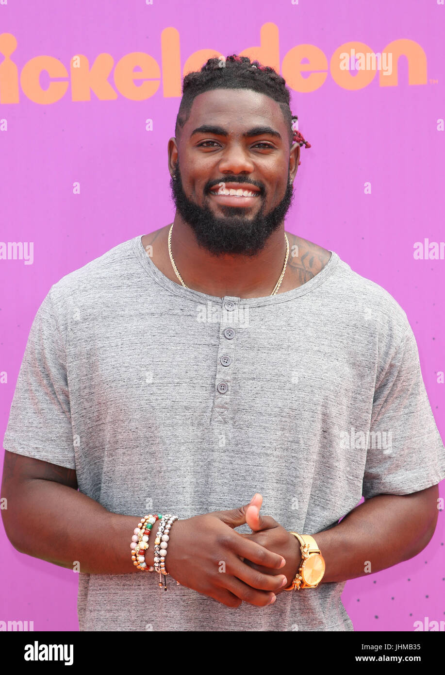 Los Angeles, USA. 13th Jul, 2017. Landon Collins, At Nickelodeon Kids ...