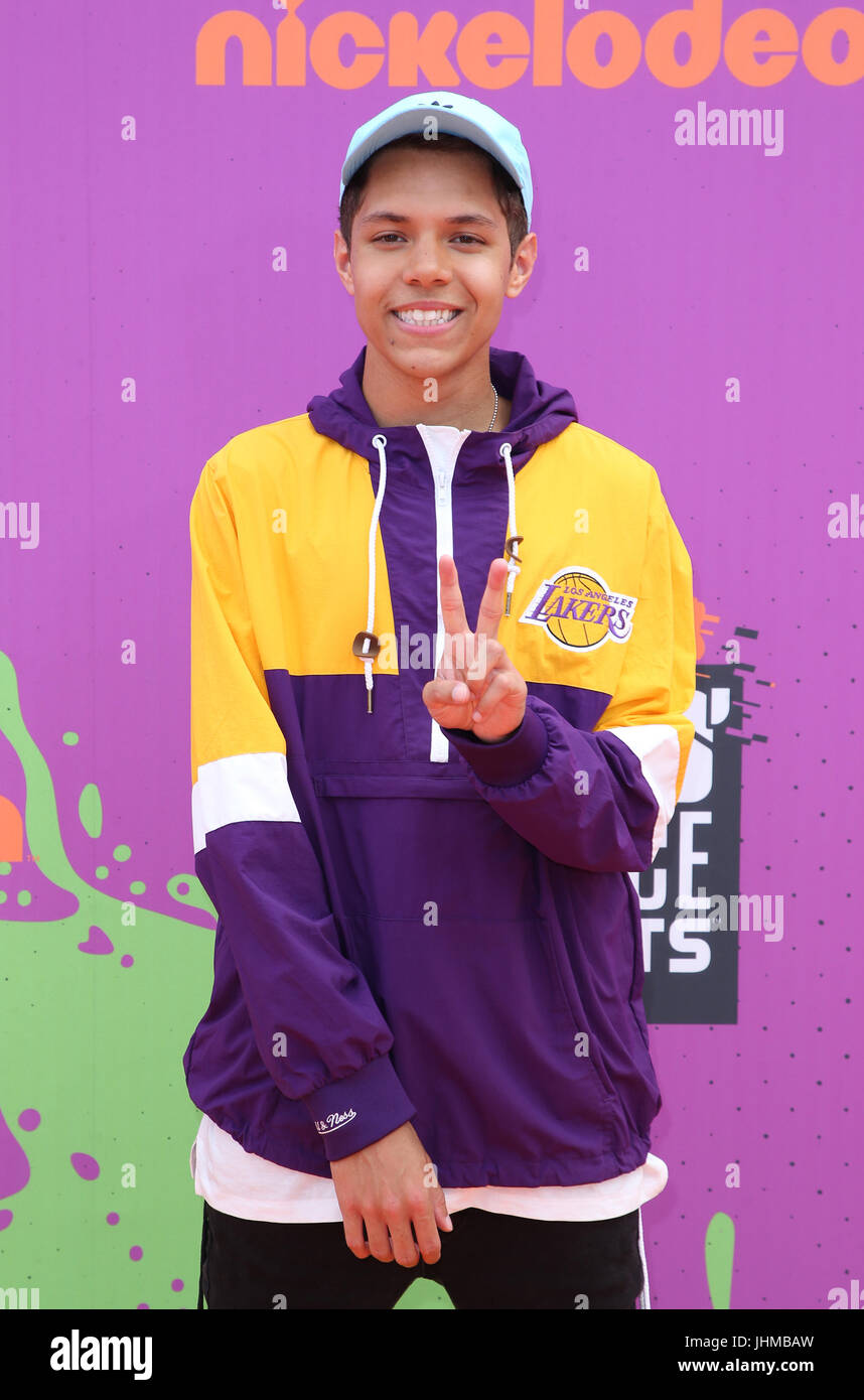 Los Angeles, USA. 13th Jul, 2017. Stony Blyden, At Nickelodeon Kids ...