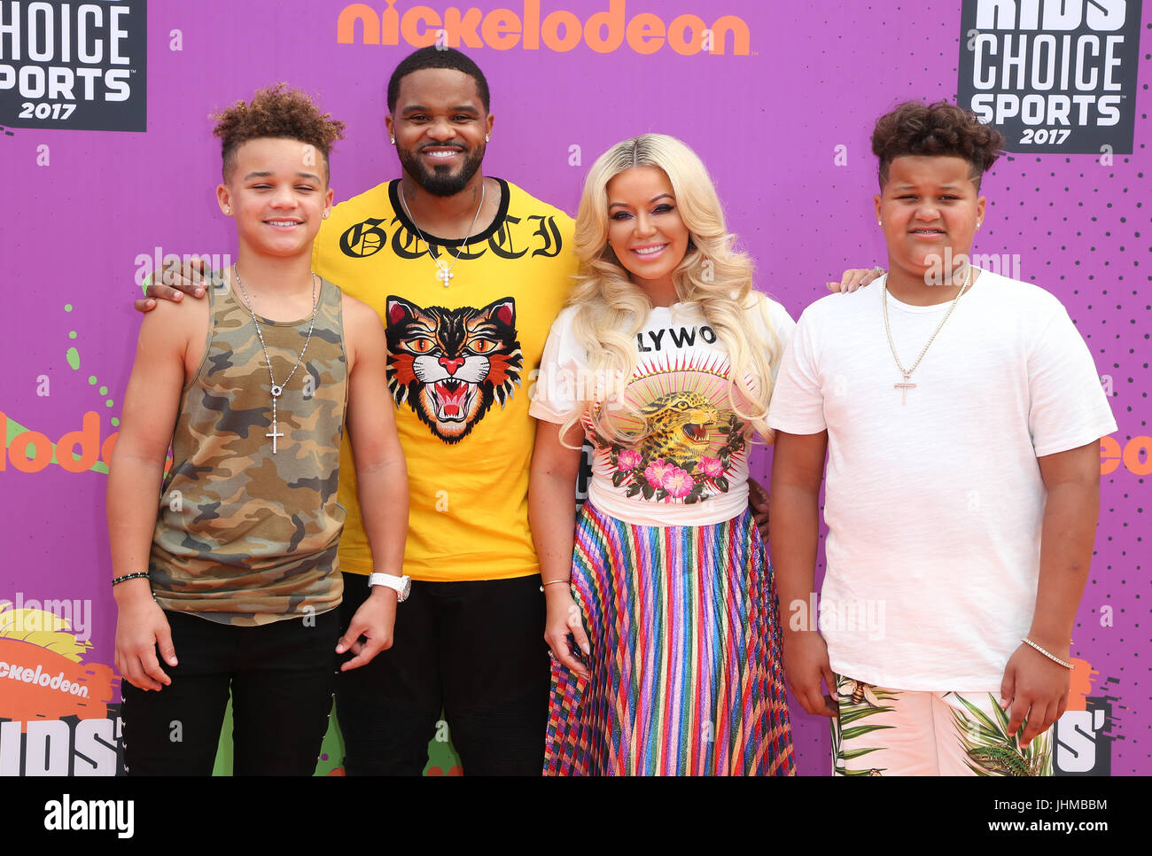 Los Angeles, USA. 13th Jul, 2017. Chanel Fielder, Jadyn Fielder, Prince ...