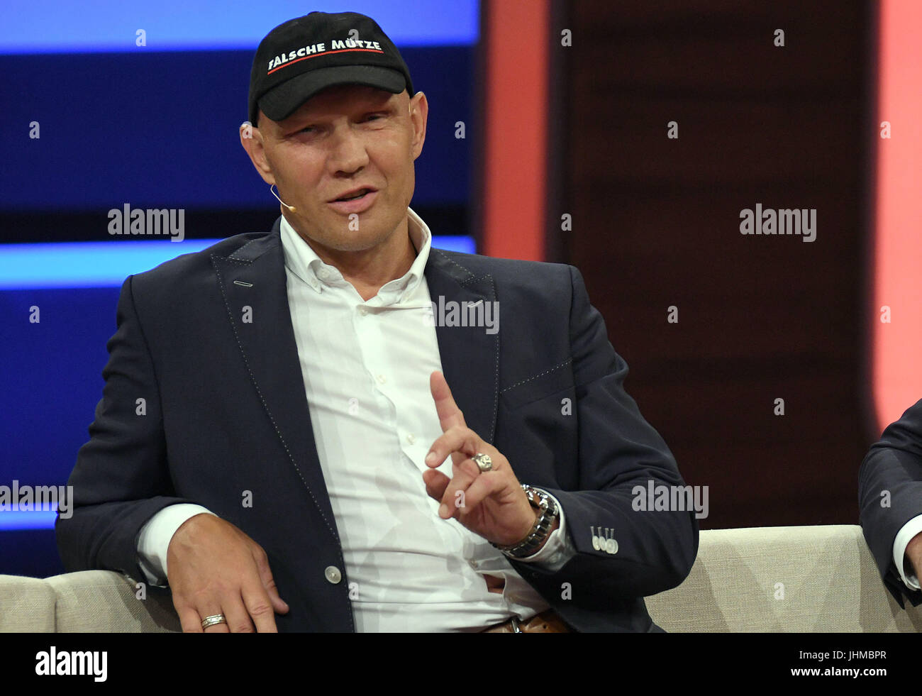 Cologne, Germany. 13th July, 2017. Boxer Axel Schulz performs during ...
