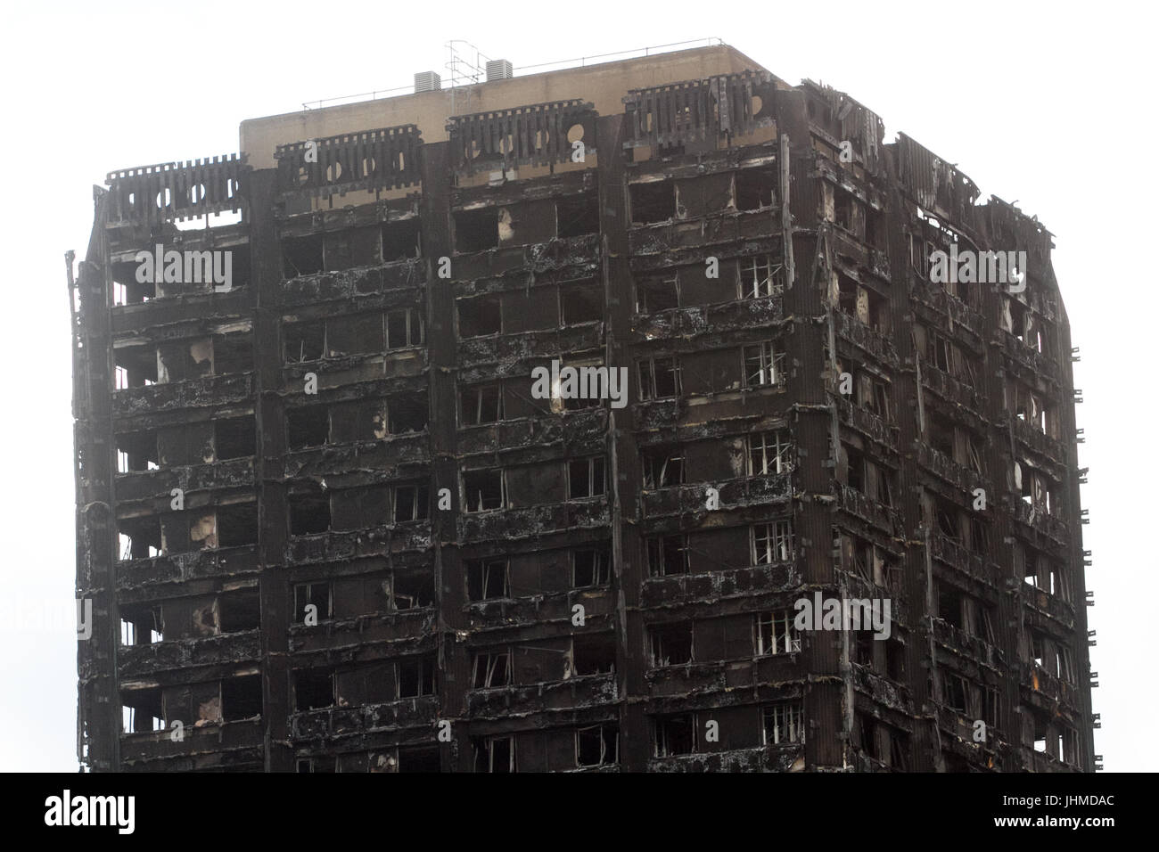 London UK. 14th July 2017. It is One month since Grenfell residential ...