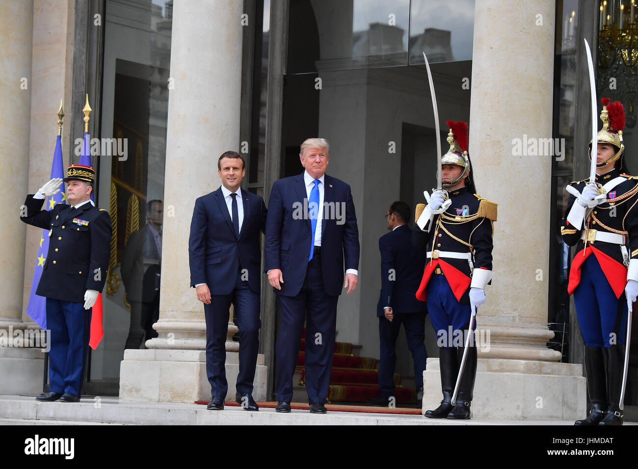 Us president donald trump arrives hi-res stock photography and images ...