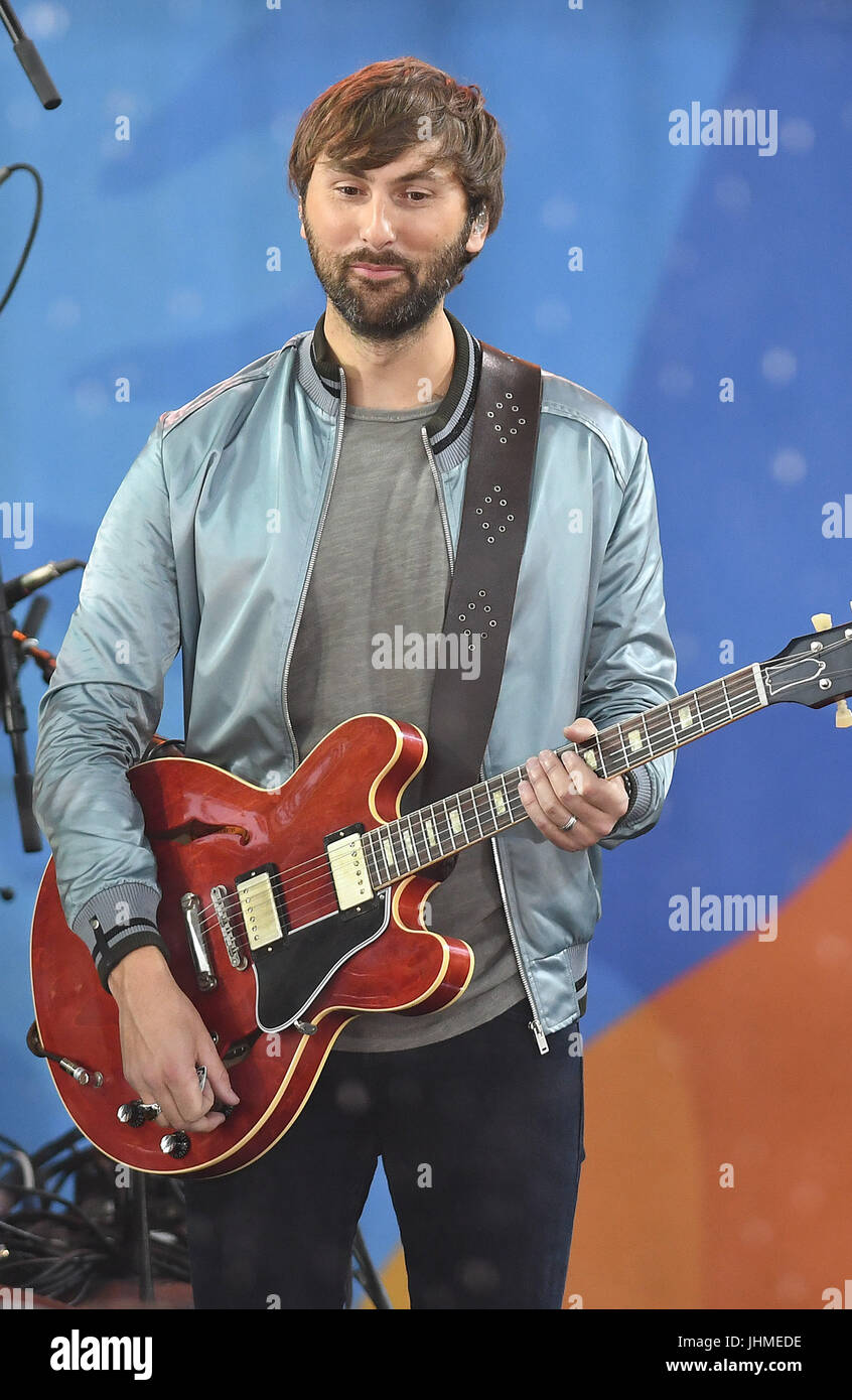 New York, NY, USA. 14th July, 2017. Dave Haywood from Lady Antebellum ...