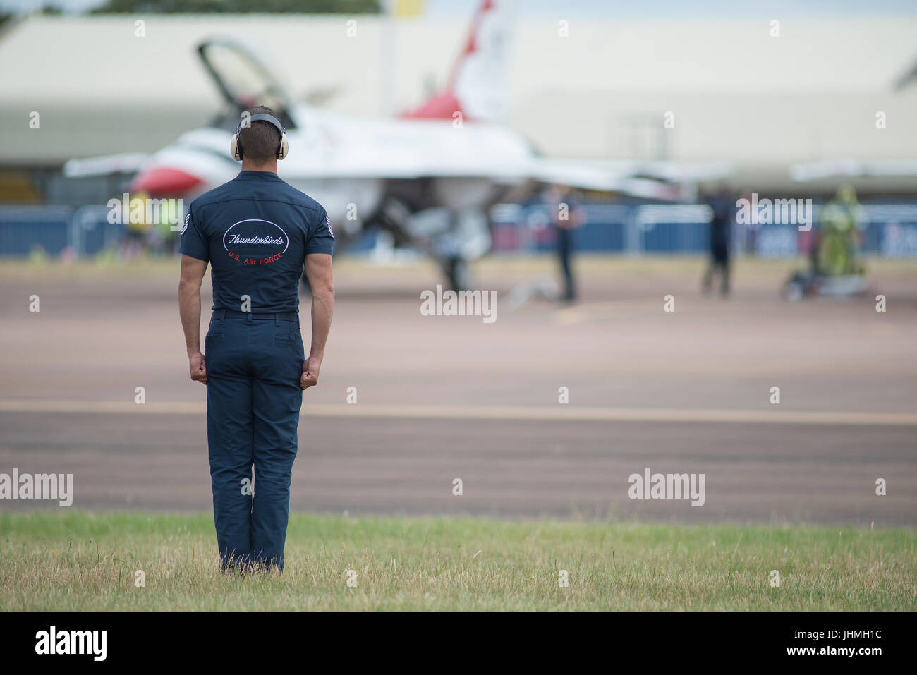 RAF Fairford, Gloucestershire, UK. 14th July 2017. First day of the ...
