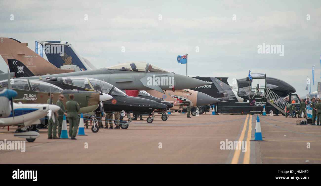 RAF Fairford, Gloucestershire, UK. 14th July 2017. First day of the ...