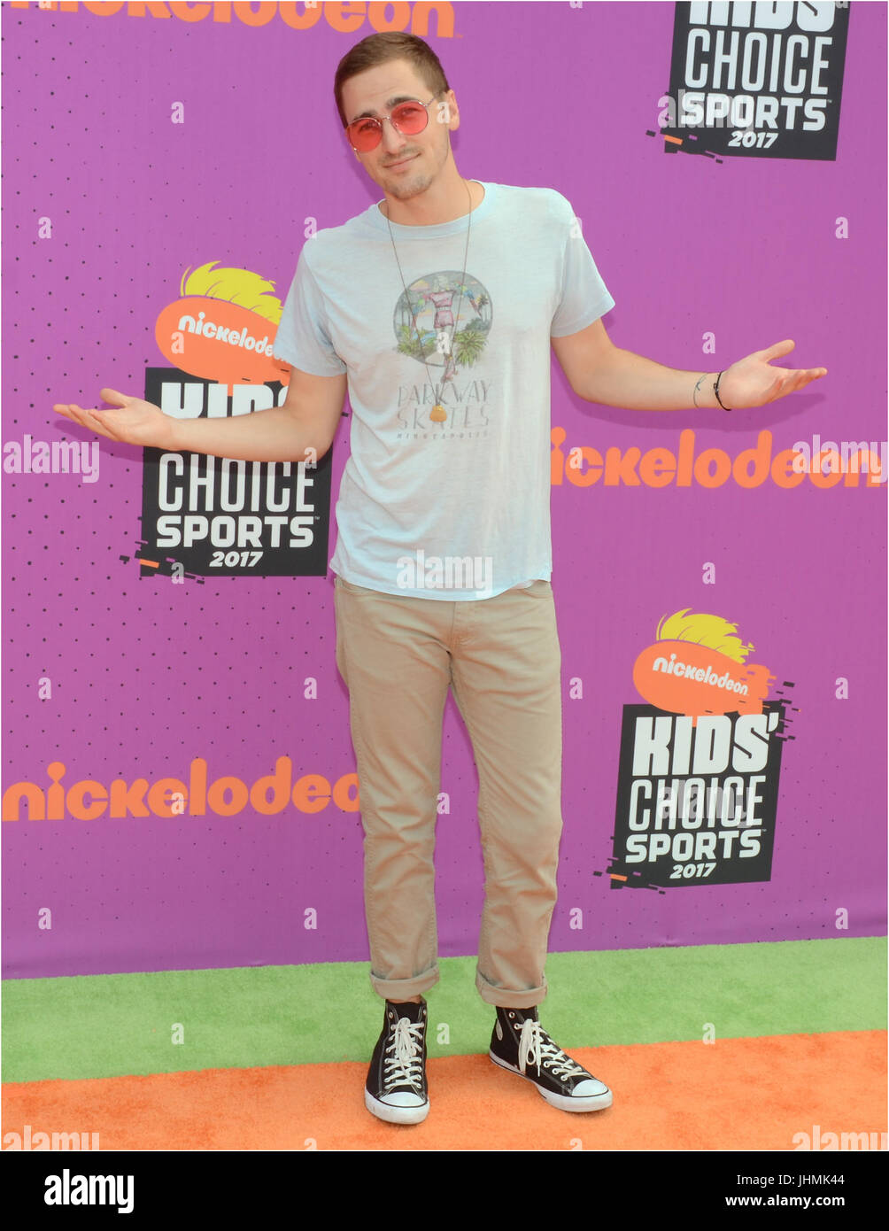 Kendall Schmidt attends 2017 Nickelodeon Kids' Choice Sports Awards ...