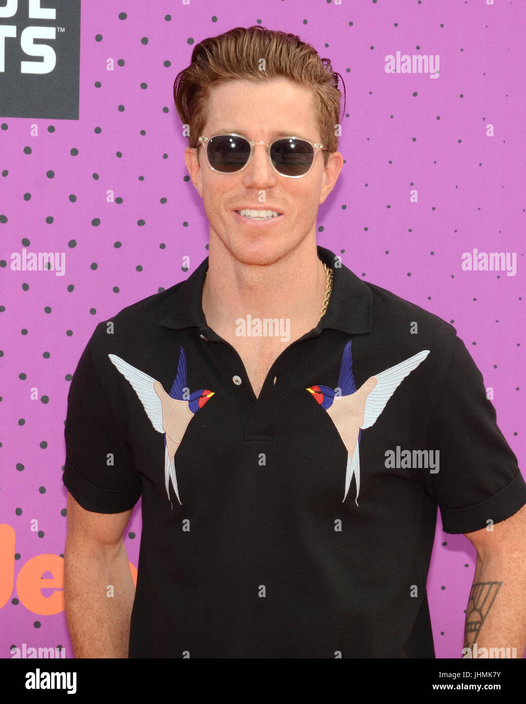 Shaun White attends 2017 Nickelodeon Kids' Choice Sports Awards Pauley ...