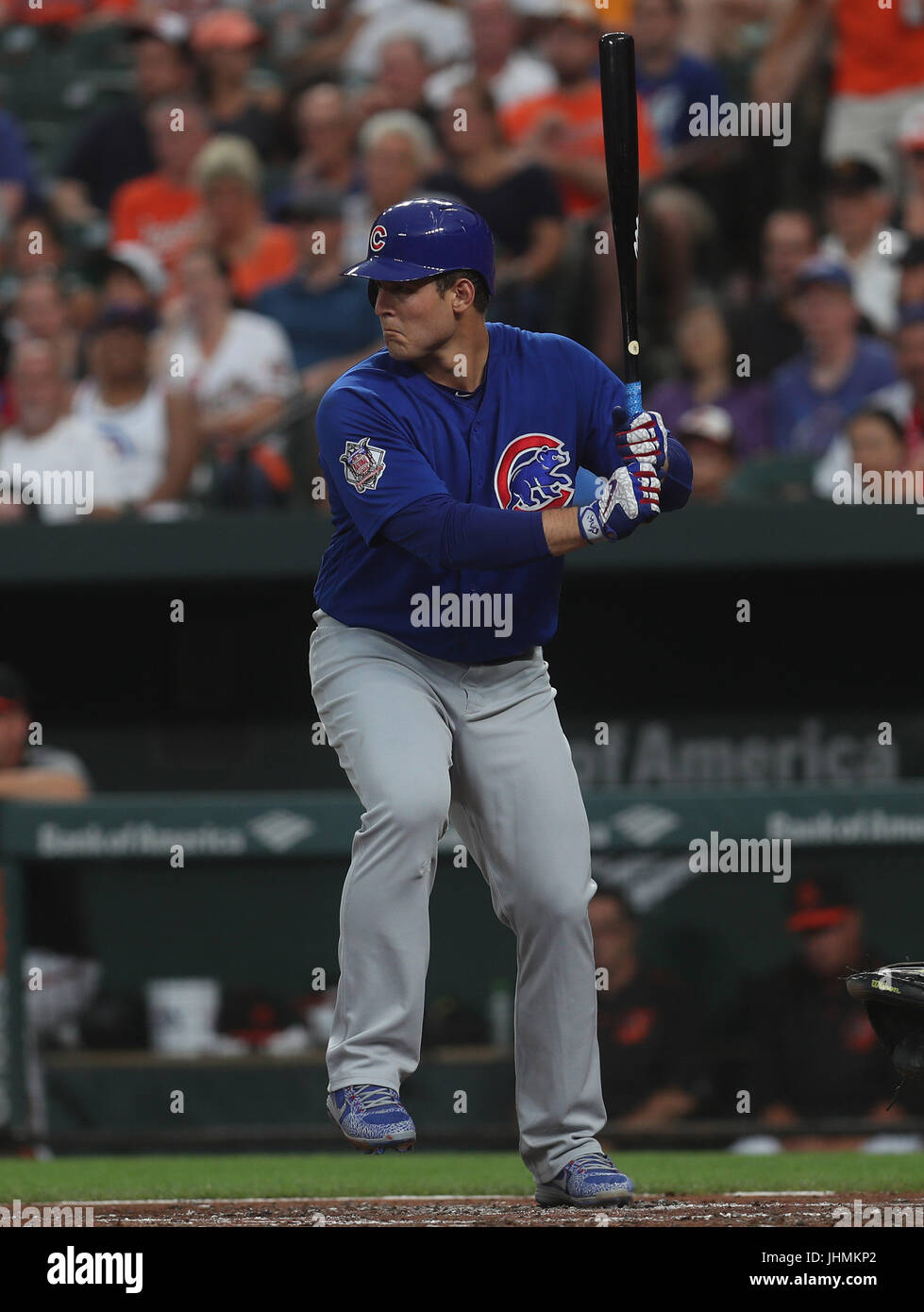 Chicago Cubs 1B Anthony Rizzo (44) at bat during a game against the ...