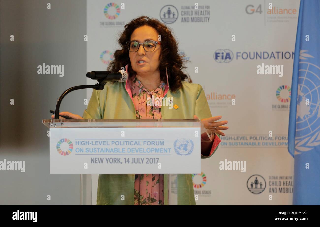 United Nations, New York, USA, July 14 2017 - Isabelle F. Picco ...