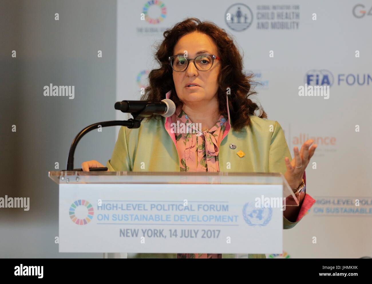 United Nations, New York, USA, July 14 2017 - Isabelle F. Picco ...