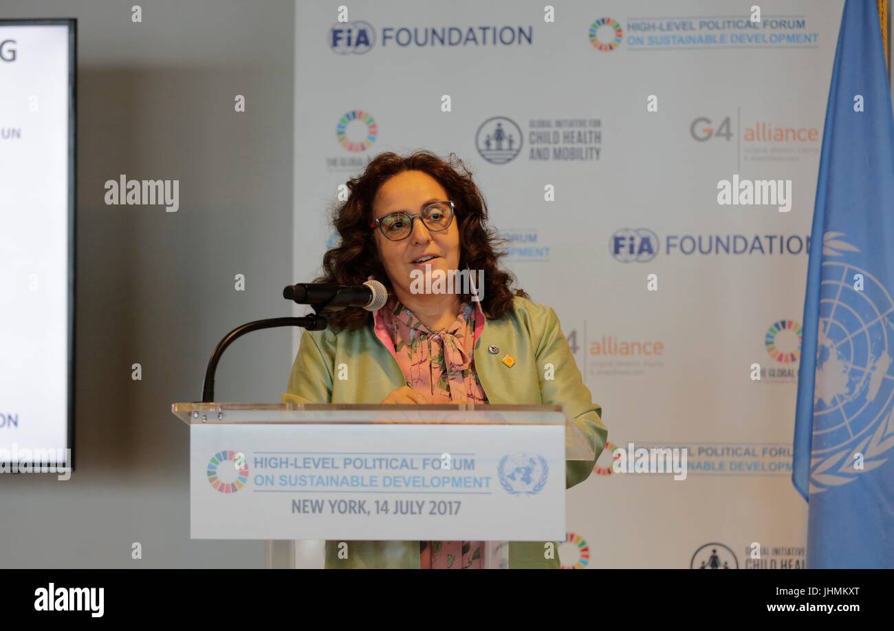 United Nations, New York, USA, July 14 2017 - Isabelle F. Picco ...