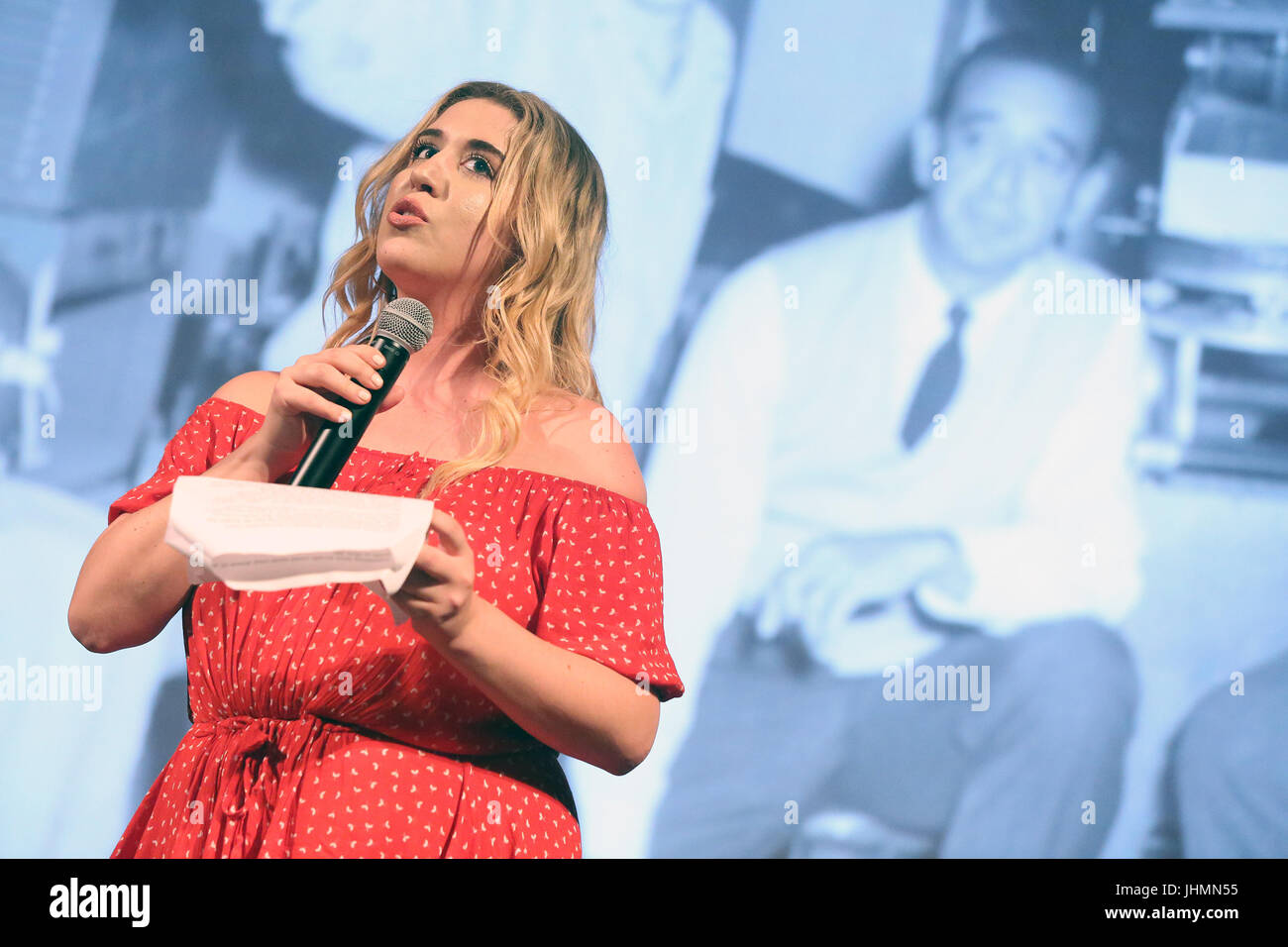 Pictured with their granddaughter hi-res stock photography and images ...