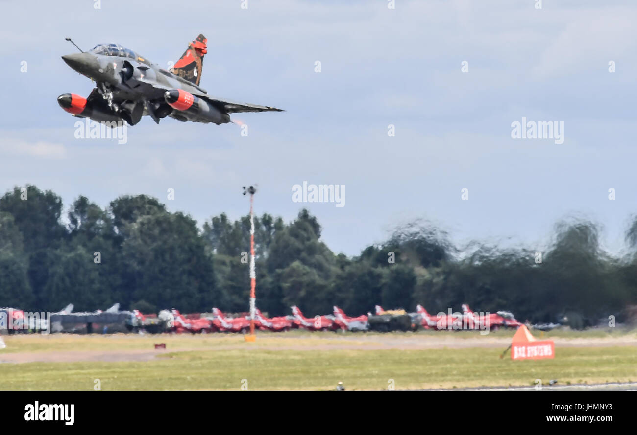 Gloucestershire, UK. 14th July, 2017. Couteau Delta 2 Dassault Mirage ...